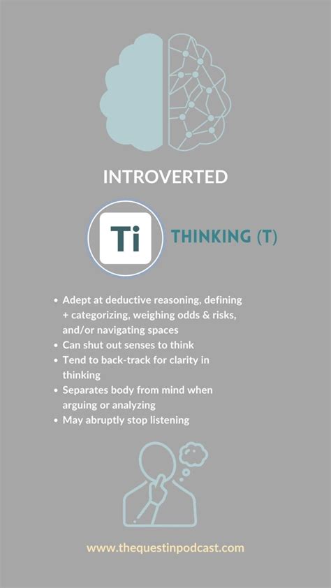 Introverted Thinking Ti Cognitive Function Quest In