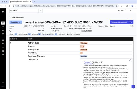 Run Your First Temporal Application With The Ruby Sdk Learn Temporal