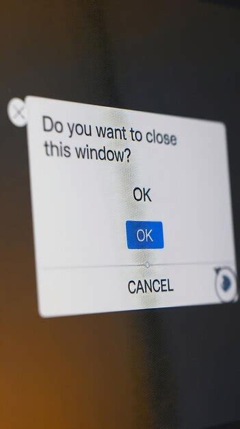 Click On Close Button Cancel Sign With Cursor Premium Ai Generated Image