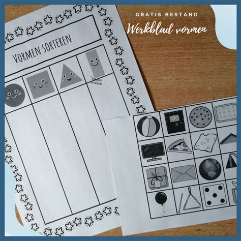 Gratis Werkblad Vormen Gratis Bestanden Kleuter Kriebels