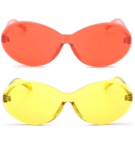 2020 New Rimless Sunglasses Women Fashion Colorful Mirror Flame Sun
