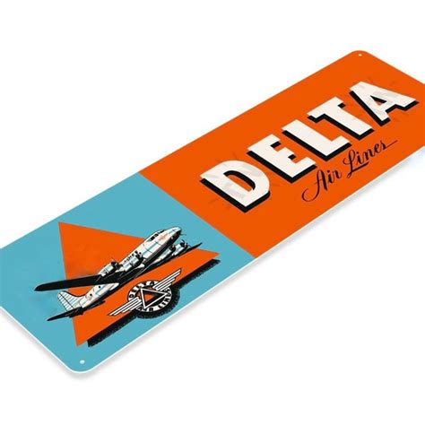 Airplane Tin Signs Etsy