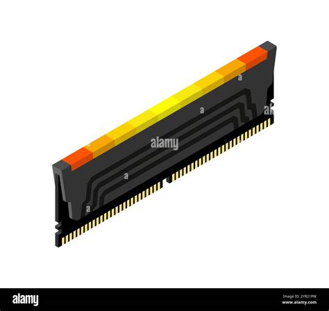 Random Access Memory Isolated Ram Memory Card Computer Component Ddr