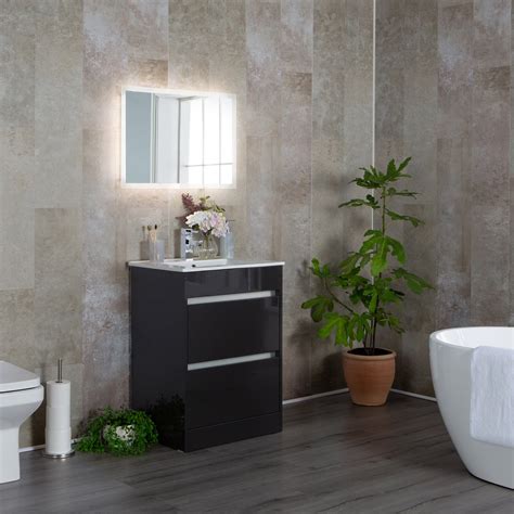 Natural Tile Tile Effect Bathroom Cladding Panels Bathroom Cladding