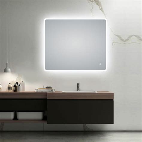Curved Rim Rectangle Led Mirror Lm Lde9075 Archipro Au