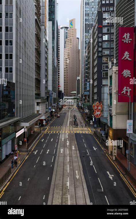 Roads In Central Which Are Usually Busy During The Day Becomes Empty