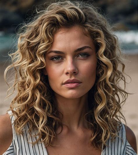 Beach Hair For Curly Hair Farrah Fawcett Perm Beach Hairstyles For