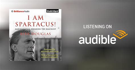 I Am Spartacus Audiobook By Kirk Douglas George Clooney Foreword