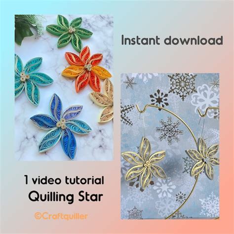 Star Quilling Pattern Etsy