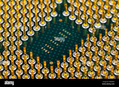 Computer Cpu Processor Close Up Stock Photo Alamy