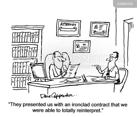 Contract Cartoons And Comics Funny Pictures From Cartoonstock