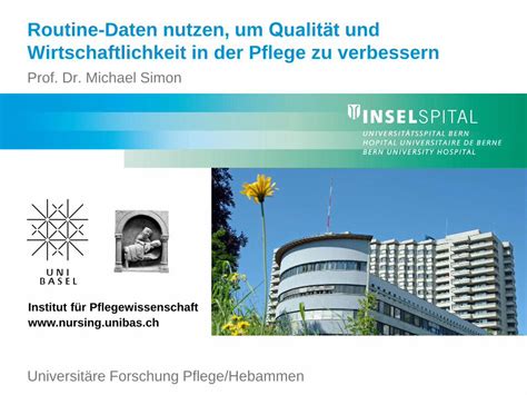 Pdf Routine Daten Nutzen Um Qualität Und Wirtschaftlichkeit