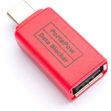 PortaPow 3rd Gen Data Blocker USB C To A Shopee Singapore