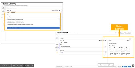 Curves Lookup — D3view Workflows Documentation Documentation