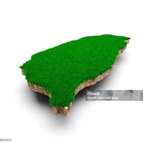 대만지도 녹색 잔디와 바위 땅 질감 3d 삽화와 토양 토지 지질학 단면 0명에 대한 스톡 사진 및 기타 이미지 0명 10월