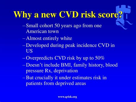 Ppt Qrisk A New Cvd Risk Score Development And Validation Julia