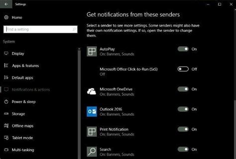 Как открыть Action Center в Windows 10