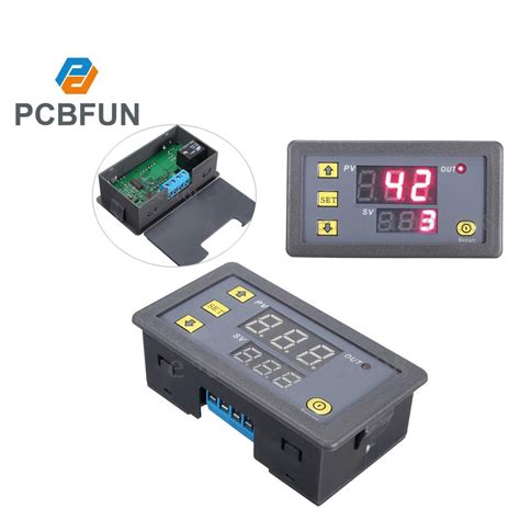 Pcbfun 0 999 Hours 12v Thermostat Cycle Timer Delay Dual Display Relay Module Shopee Philippines