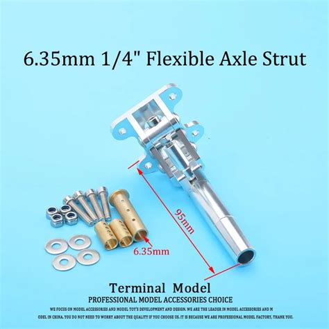 RC Boat 95mm Length Shaft Axle Bracket Adjustable Stinger Drive For 6