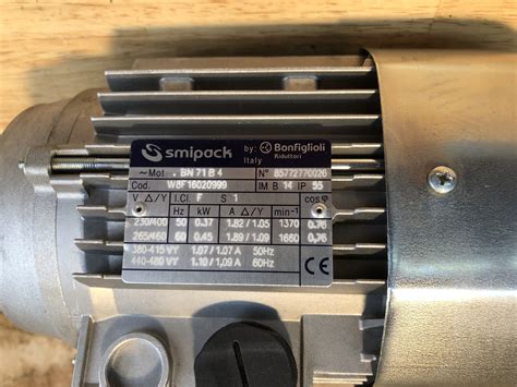 Motor Dc Bonfiglioli 0 37 Kw Servomotor