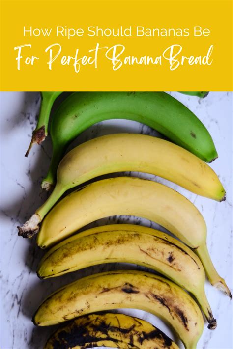 How Ripe Should Bananas Be For Perfect Banana Bread Perfect Banana