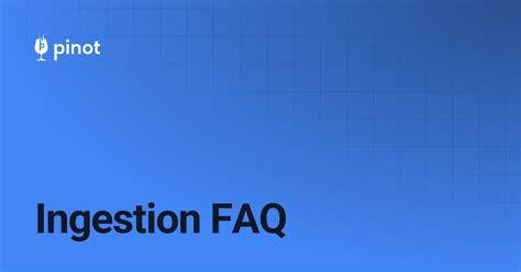 Ingestion Faq Apache Pinot Docs