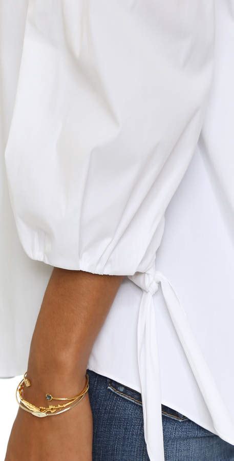 Caroline Constas Lou Off The Shoulder Blouse ShopStyle Tops
