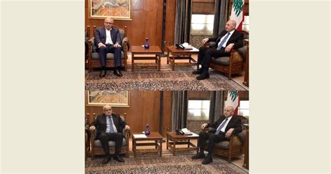 الوكالة الوطنية للإعلام بري تابع المستجدات مع رئيس الحكومة واستقبل