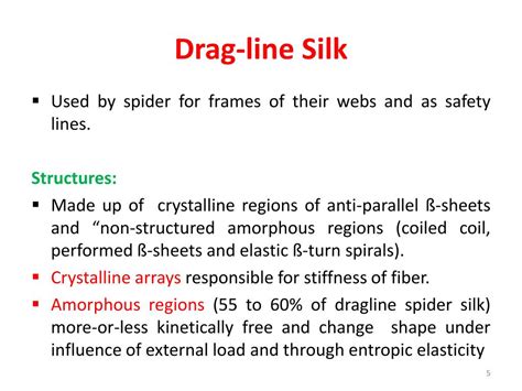 Ppt The Elaborate Structure Of Spider Silk Powerpoint Presentation