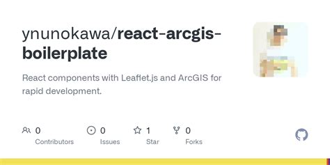 Github Ynunokawa React Arcgis Boilerplate React Components With