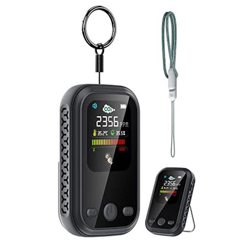Chtoocy Upgraded Portable Co2 Monitor Meter Sensor With Alarm 3 In 1