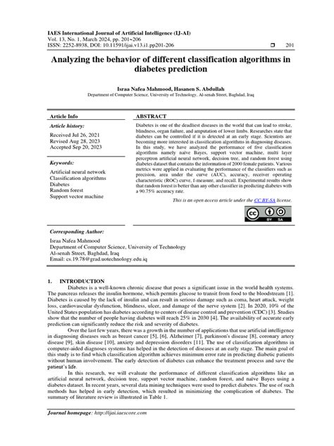 Analyzing The Behavior Of Different Classification Algorithms In