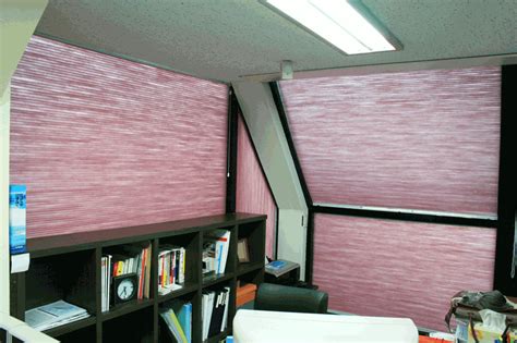 허니콤쉐이드 핑크 시공사진 시공사례 블라인드디씨