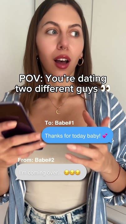 POV: You’re dating two different guys 👀 - YouTube