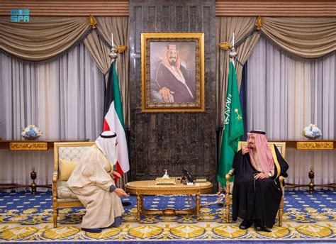 بالصور خادم الحرمين يستقبل أمير دولة الكويت صحيفة المرصد