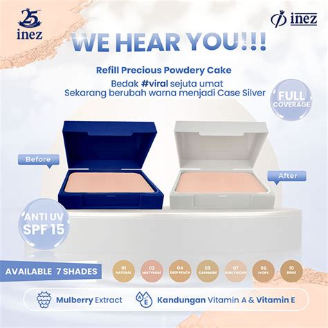 Jual Inez Cosmetics Refill Precious Powdery Cake Ppc Two Way Cake