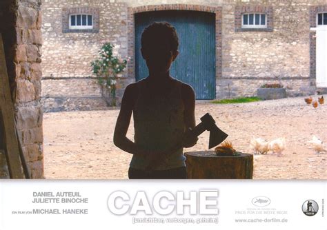 Cache Original 2005 German Scene Card Posteritati Movie Poster Gallery