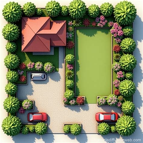 Rectangular Garden Plot Prompts Stable Diffusion Online