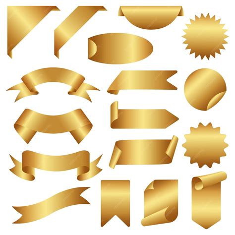 Premium Vector Vector Flat Sale Badge Set Red Ribbons For Promotions