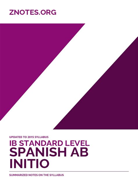 ib sl spanish ab initio spanish v1 pdf lingüística gramática
