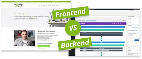 Unterschied zwischen Frontend und Backend einfach erklärt