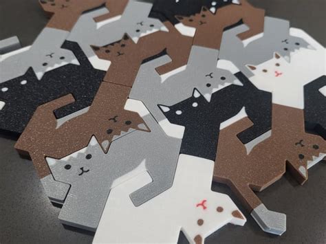 Tessellated Cat Tiles R 3dprinting