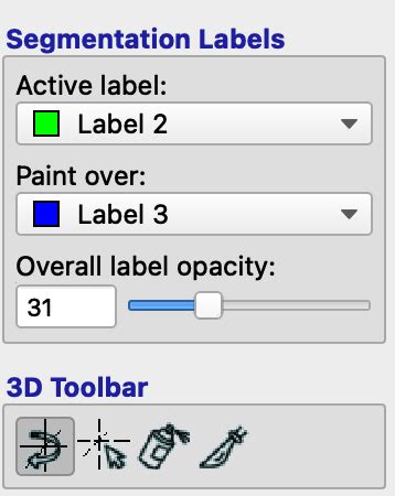 ITK Snap Tutorial The ITK Snap GUI Andy S Brain Book Documentation