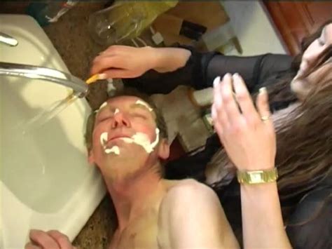 Mistress Brushing Teeth And Spitting Into Slave Mouth