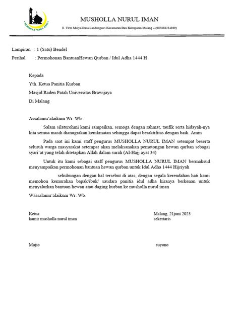 Musholla Nurul Iman Pdf