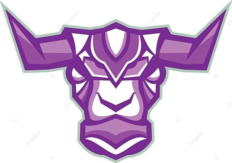 Robot Yak Bull Head Front Isolated Artwork Yak Vector Isolated