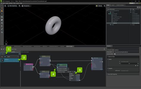 Using Variant Nodes Omniverse Extensions