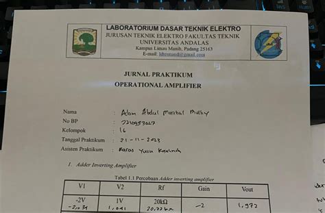 Electrical Engineering Adder Inverting Amplifier