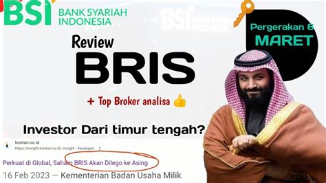 Analisa Saham Bris Hari Ini Bank Syariah Indonesia Bsi Youtube