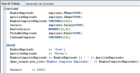 Un Ingeniero Informático Apasionado Por Los Datos Cláusula Begin En Plsql